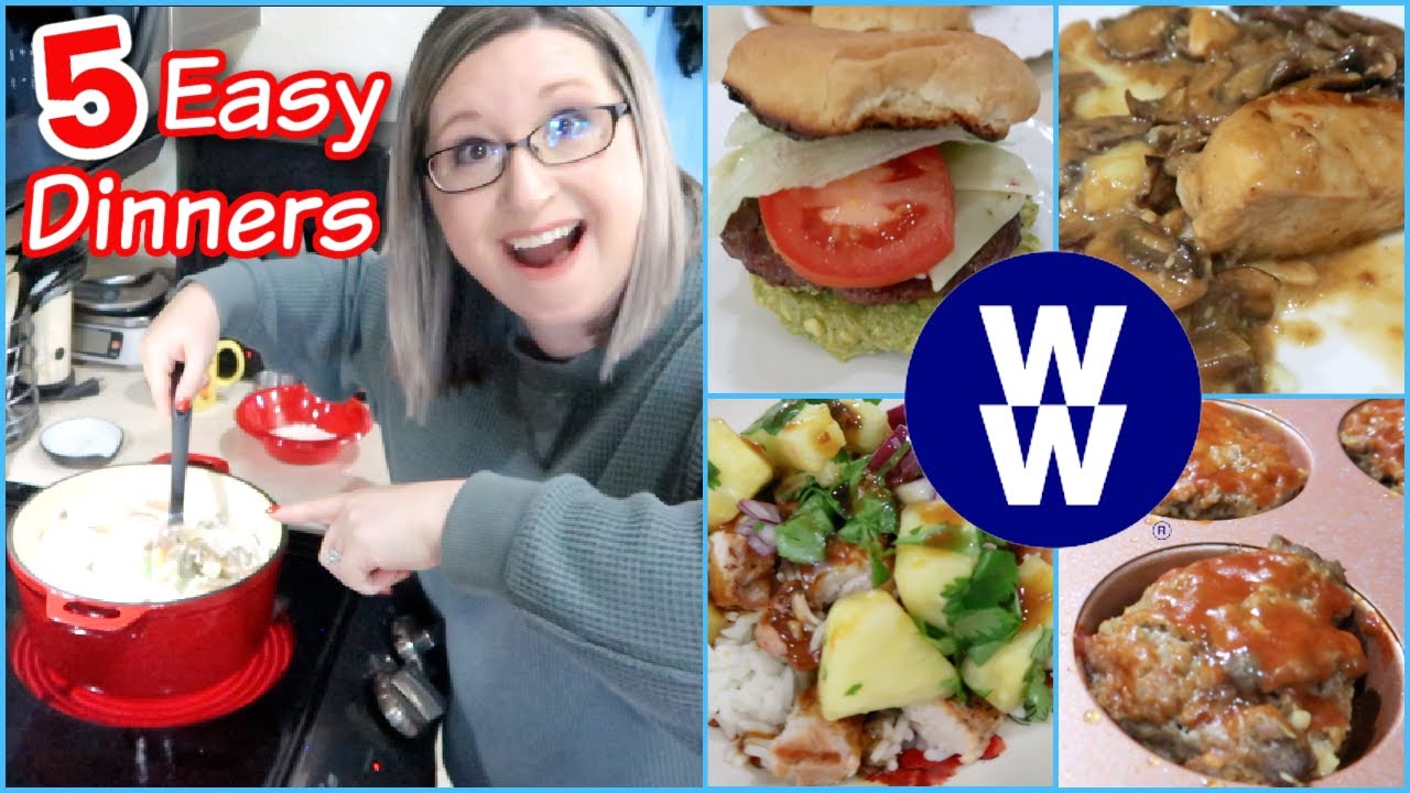5 EASY WEIGHT WATCHERS DINNER IDEAS LOW POINT - Foody Cooking