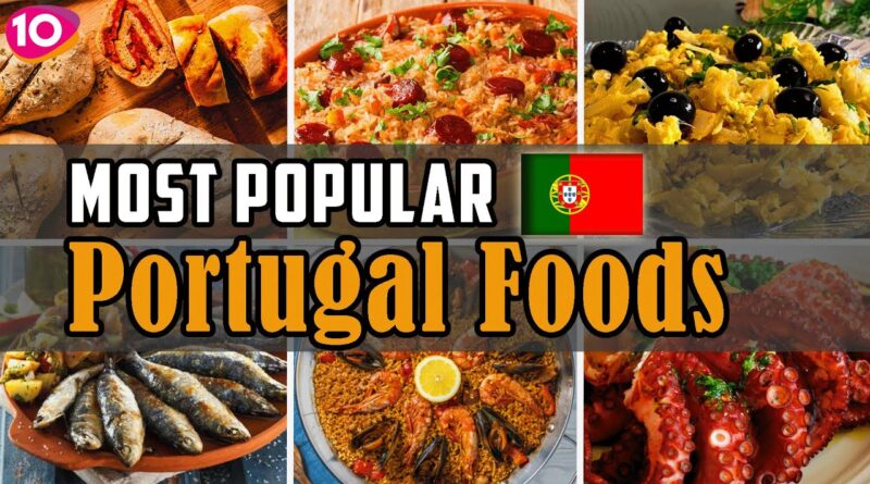 Top 10 Most Popular Food Dishes in Portugal || Traditional Portuguese ...