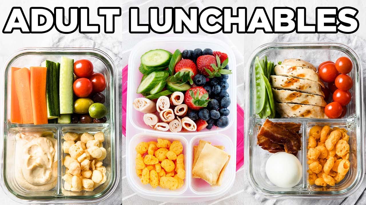 Healthy High-Protein Adult Lunchables for Work | Office Lunch Ideas by ...