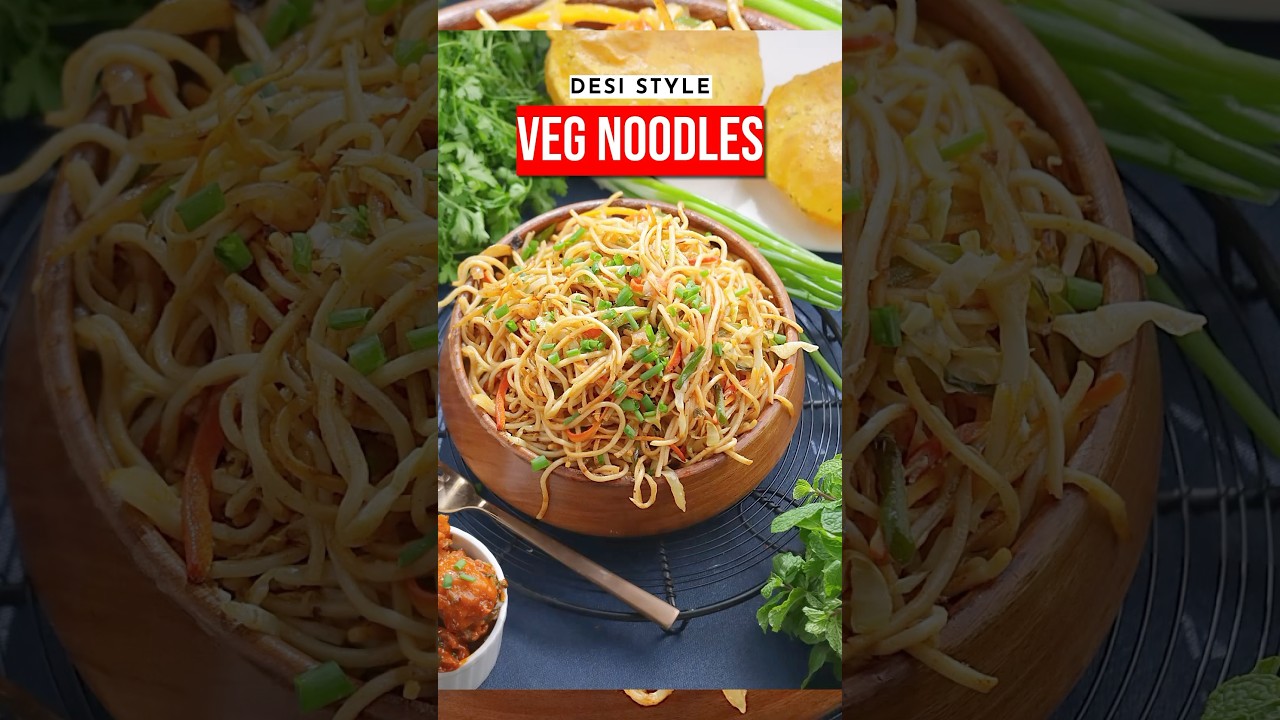 Desi Style Veg Noodles !! - Foody Cooking